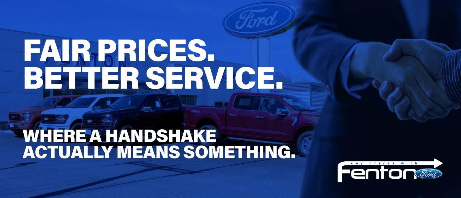 Fenton Ford is a Ford dealer selling new and used cars in Camden, NY.