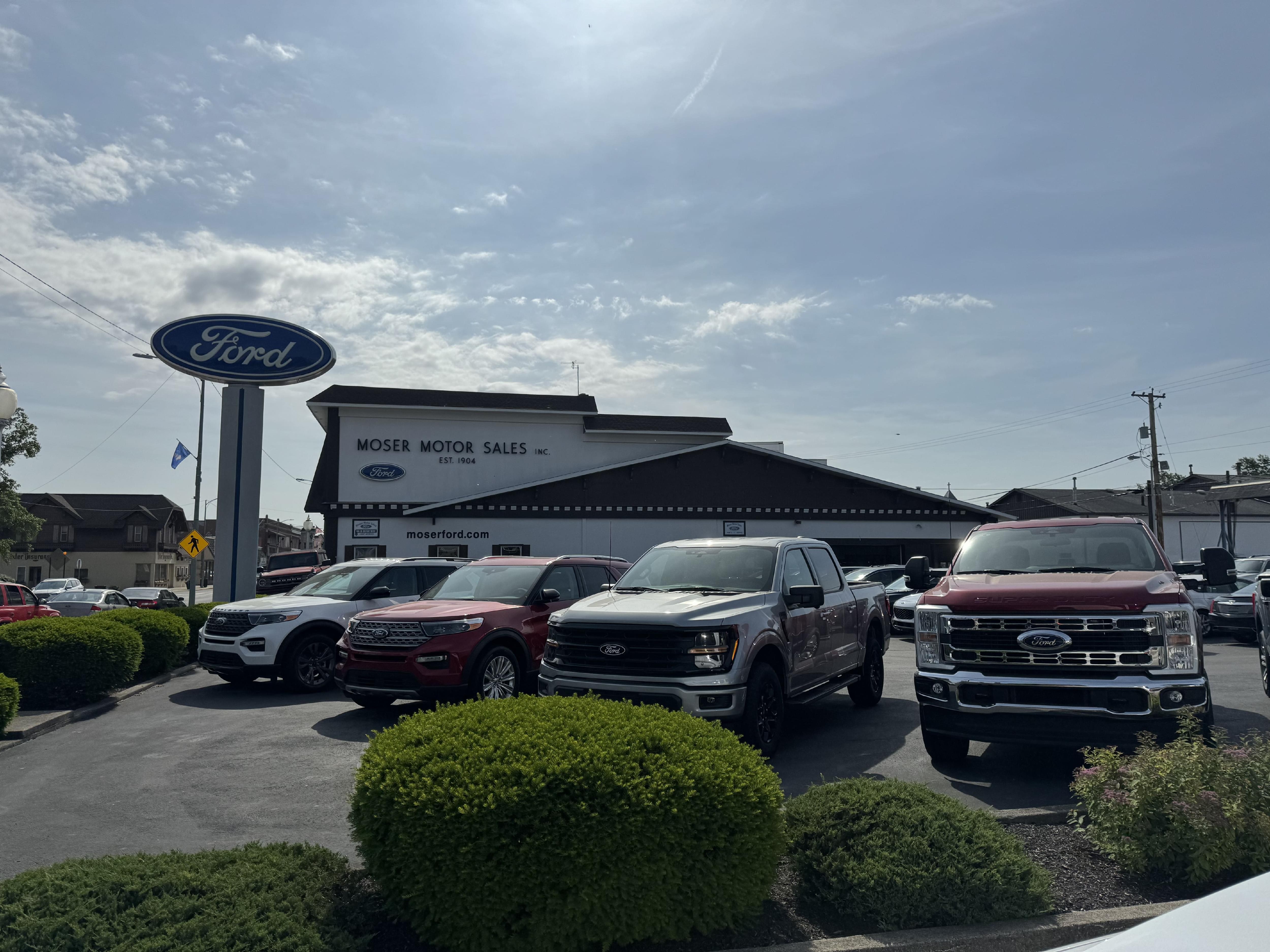 Moser Motor Sales Inc is a Ford dealer selling new and used cars in ...