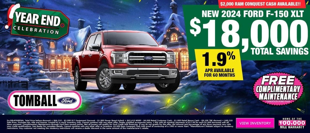 Tomball Ford, Inc. is a Ford dealer selling new and used cars in ...