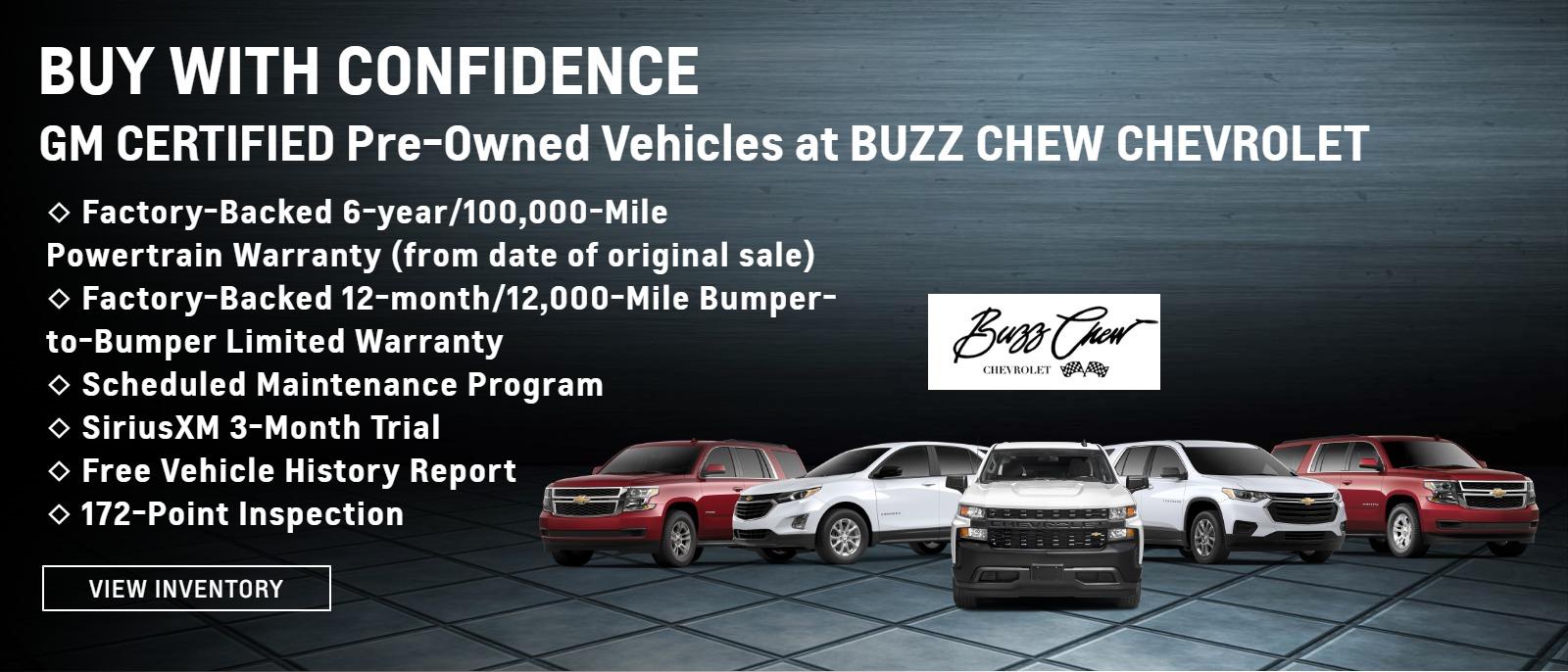 Buzz Chew Chevrolet - New & Used Cars For Sale, Auto Repair Shop in ...