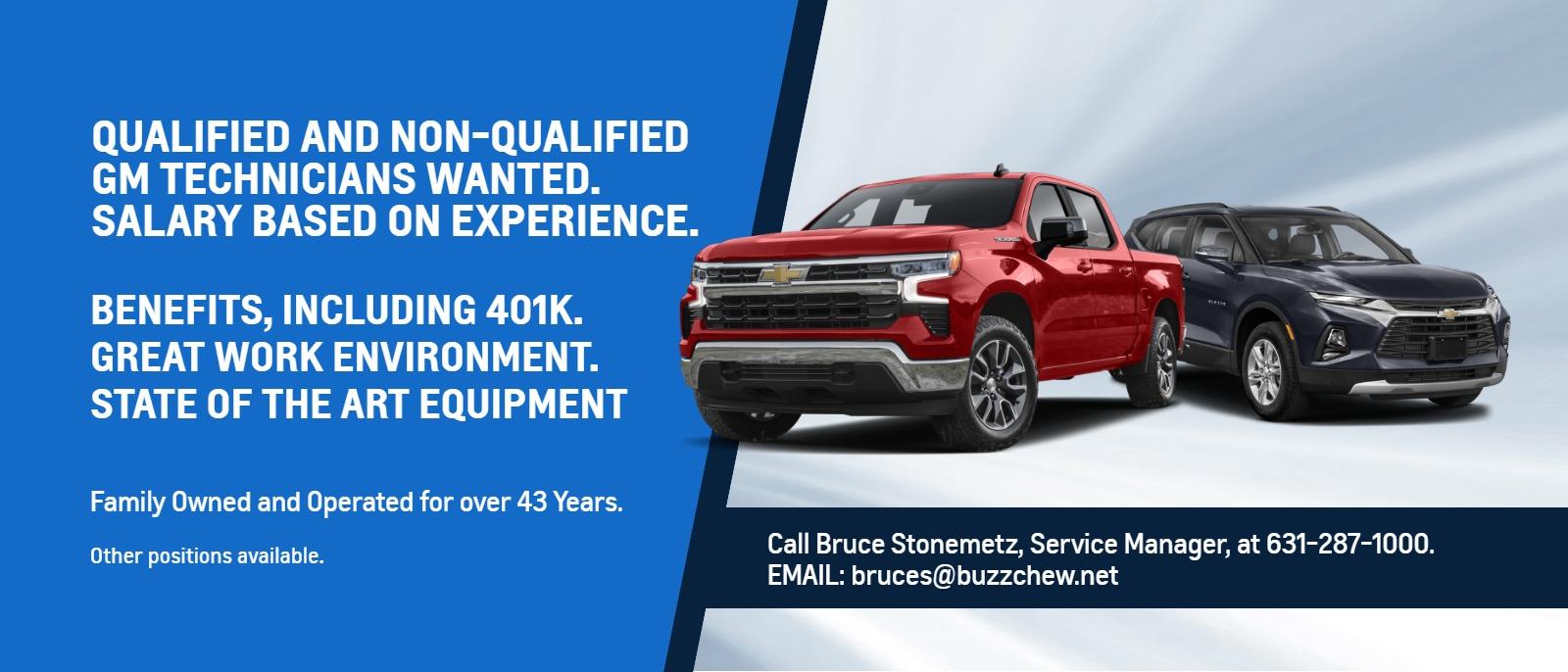 Buzz Chew Chevrolet - New & Used Cars For Sale, Auto Repair Shop in ...