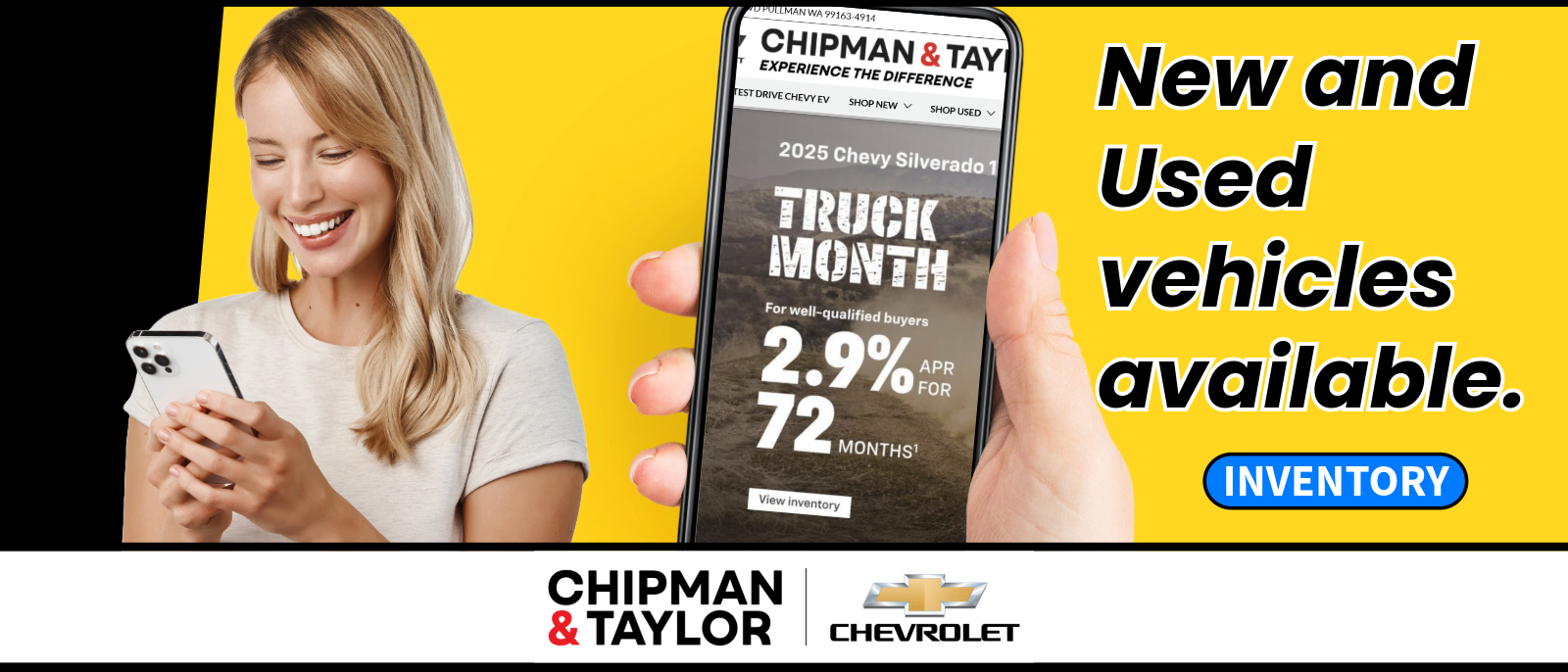 Chipman & Taylor Chevrolet - PULLMAN, WA - In the Palouse