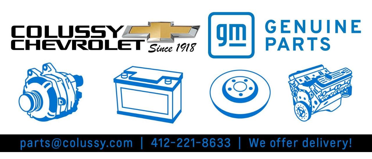 Colussy Chevrolet in BRIDGEVILLE | Catering to Pittsburgh Chevrolet ...