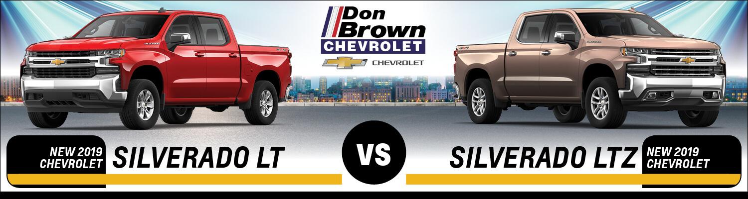 2019 Chevy Silverado Trims: LT vs. LTZ | Don Brown Chevrolet