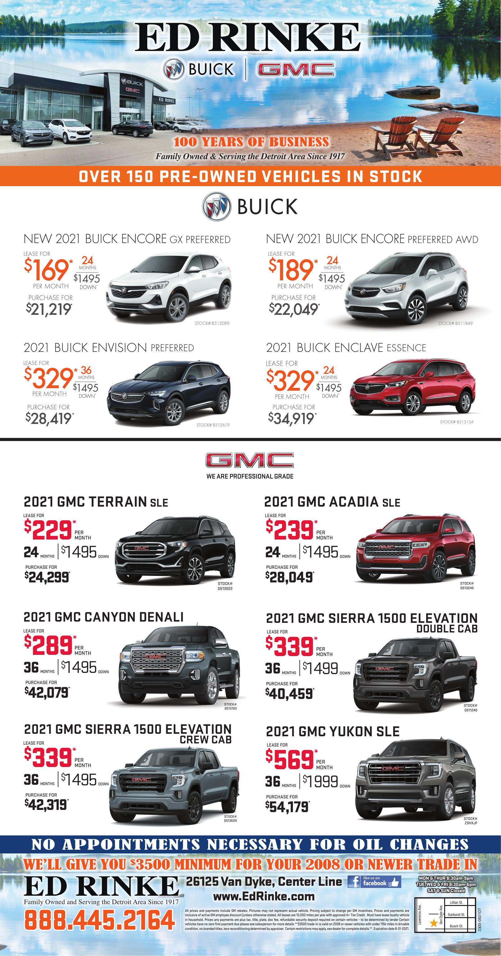 Ed Rinke Chevrolet Buick GMC - New-car-weekly-ads