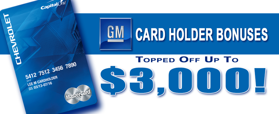 Capital one gm card store
