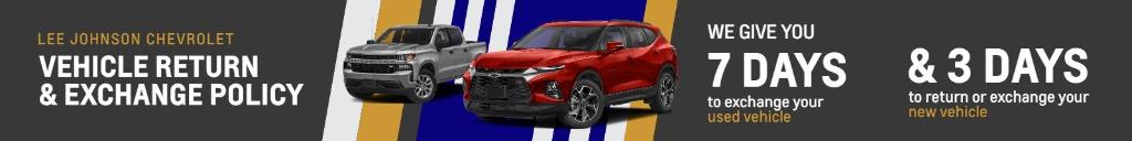 Shop with Confidence - Vehicle Return and Exchange Policy at Lee ...