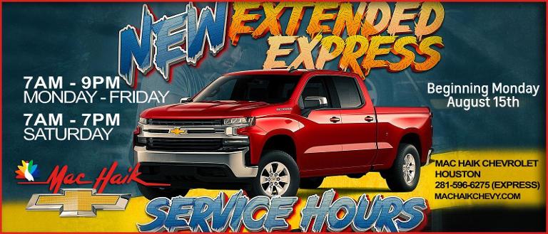 Visit our HOUSTON, TX Dealership, Mac Haik Chevrolet