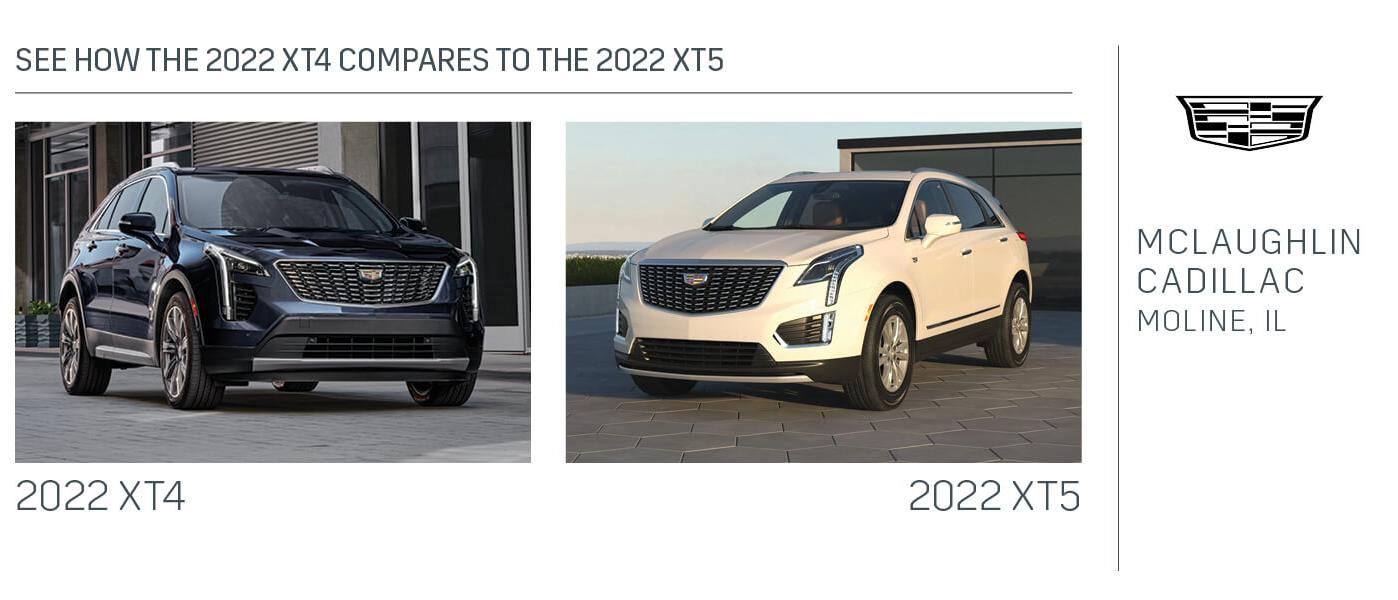 Cadillac XT4 vs. XT5 Comparison | Features, Specs & Models For Sale