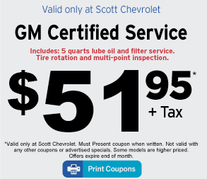 Chevy Service Specials | Allentown Chevy Service Center