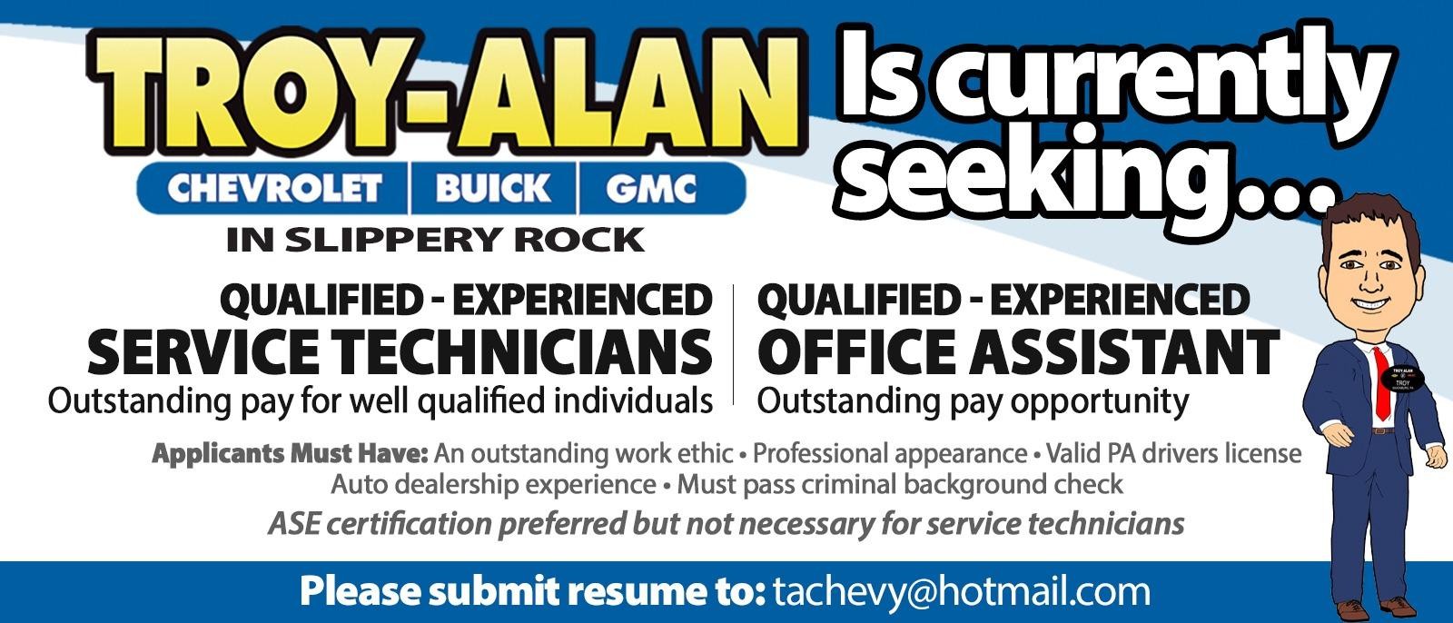 A Preferred Grove City, Butler, & New Castle, PA Vehicle Source - Troy ...