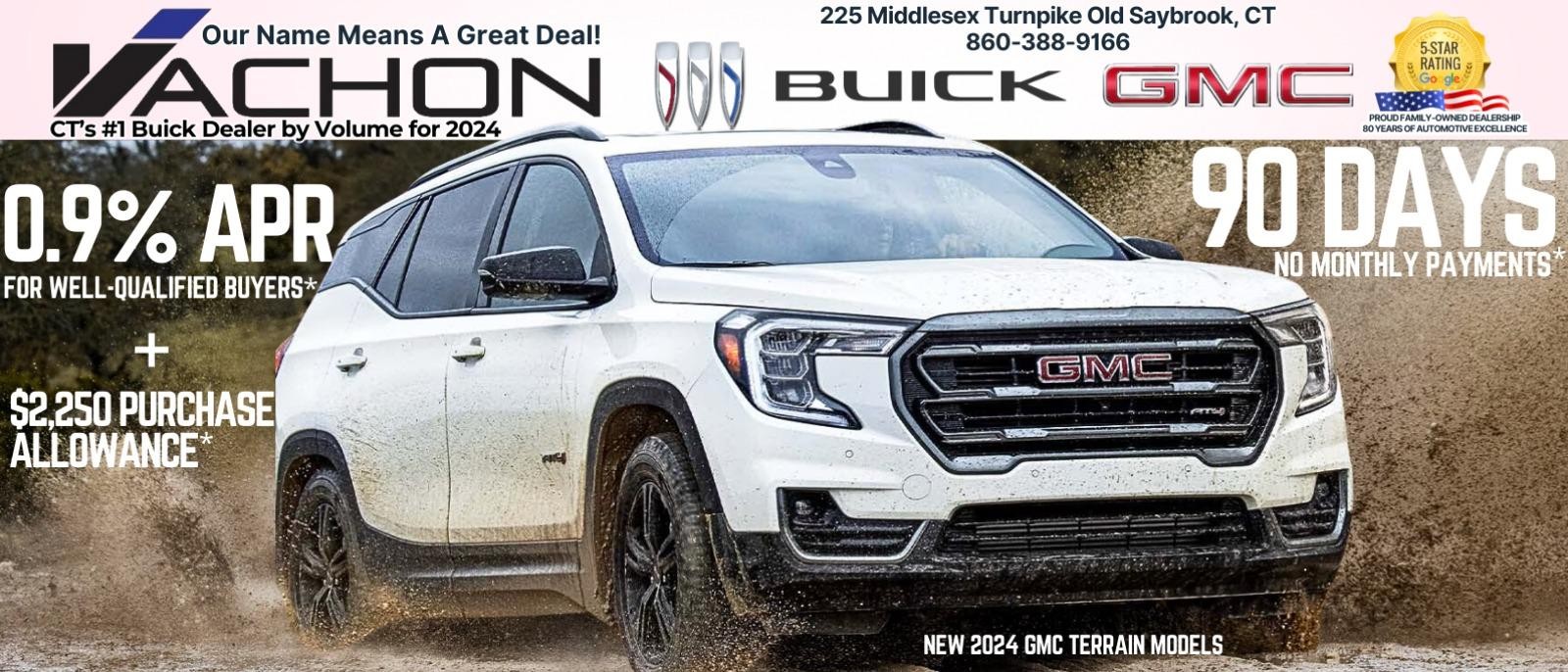 Vachon Is a Top Buick GMC Dealer East of New Haven, Connecticut