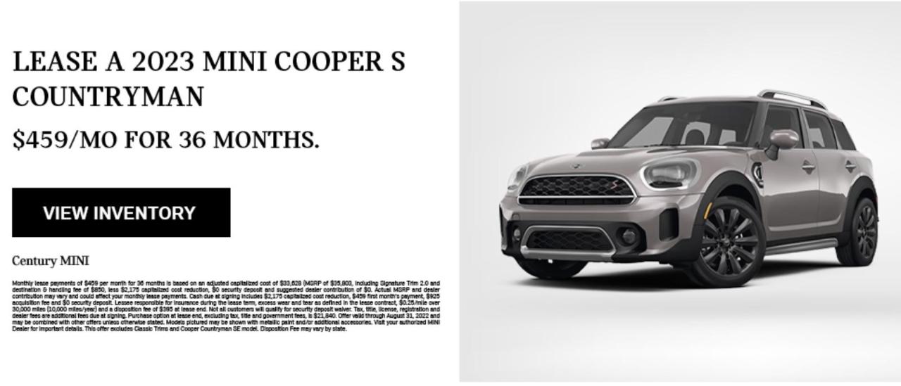 New & Pre-Owned MINI Vehicles | MINI Dealer Serving Greenville SC