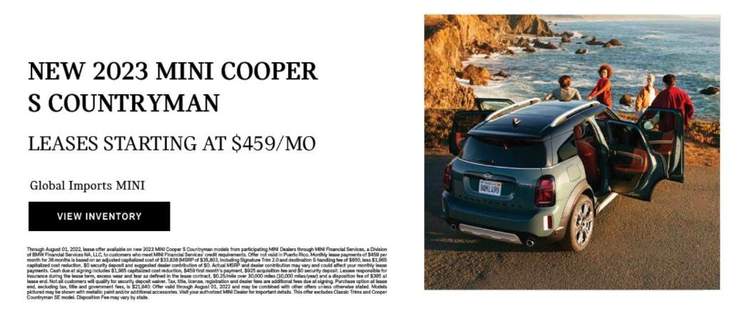 New MINI Vehicles | MINI Dealer Serving Atlanta near Chamblee GA