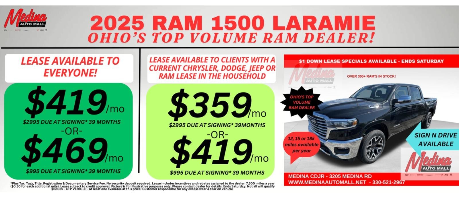 Medina Auto Mall Ohio s 1 Cadillac Buick GMC Chrysler Dodge Jeep Ram and Wagoneer New and Used Car Dealer